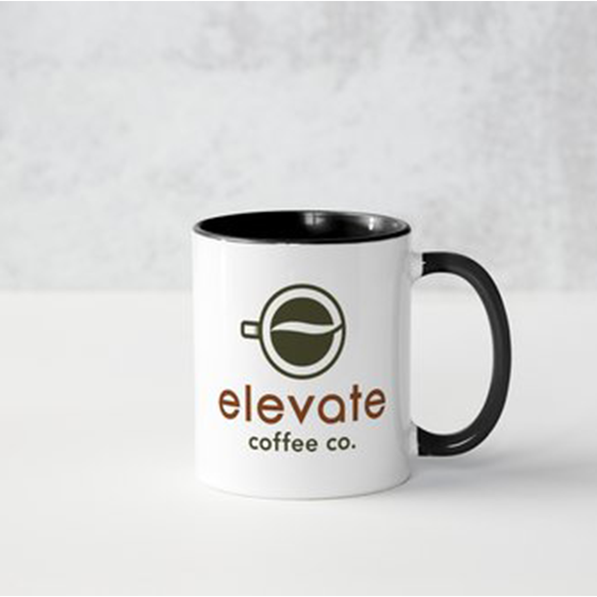 Black & White Coffee Mug | Elevate Coffee Co. – Elevate Coffee Company